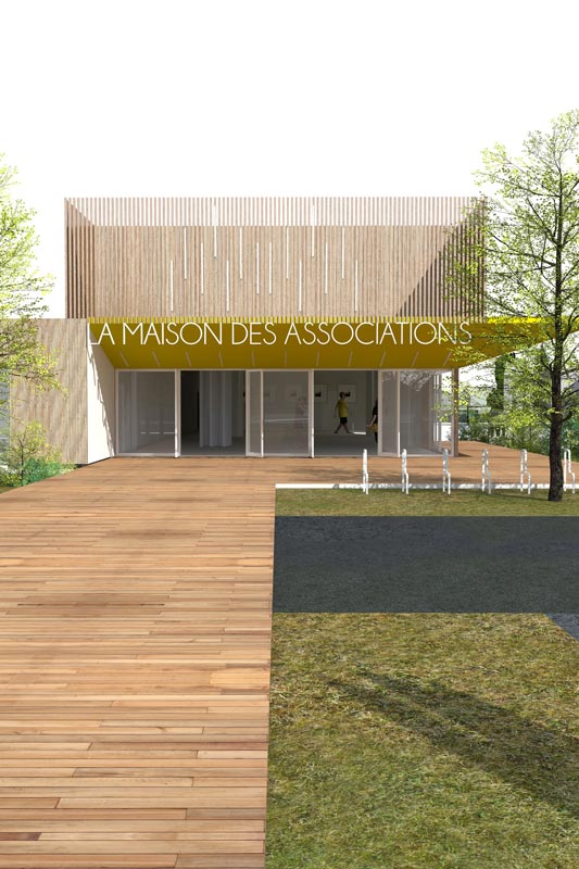 Construction d'une maison des associations - CALC Architectes Construction d'une maison des associations - CALC Architectes